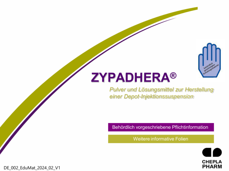 Schulungsmaterial – ZypAdhera